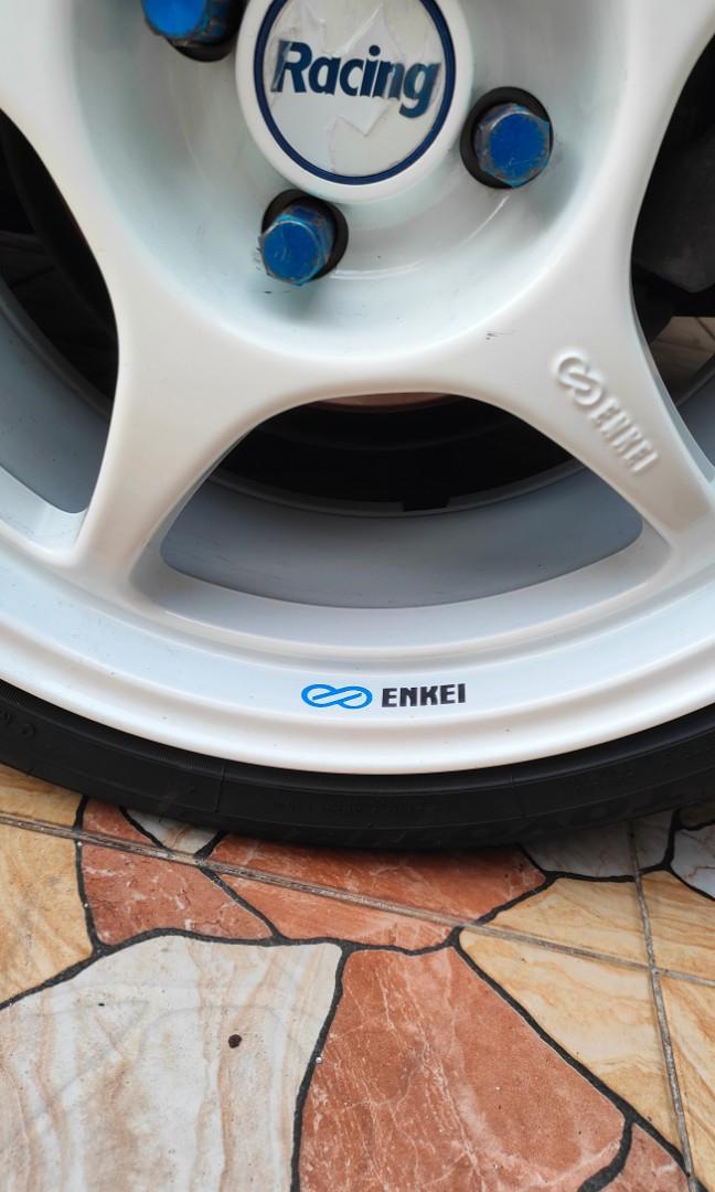 Sticker sportrim ENKEI RPO1, Auto Accessories on Carousell