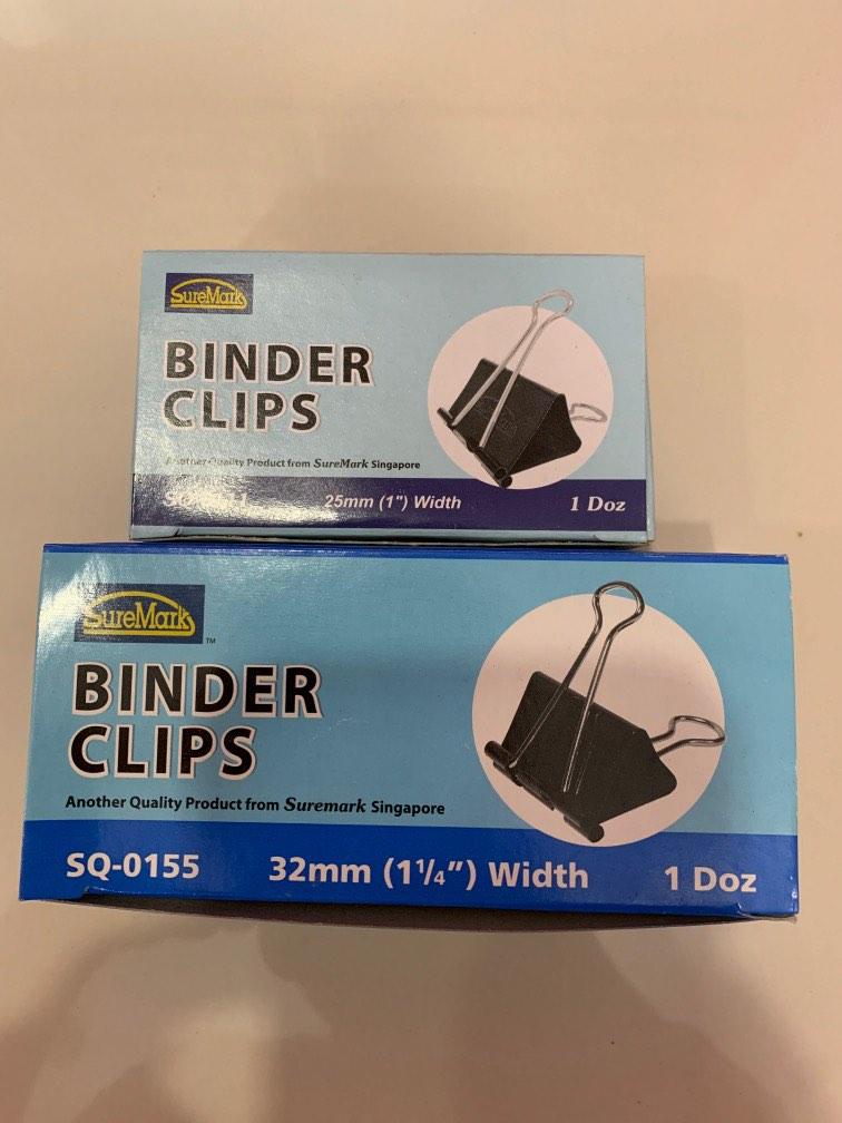 Suremark binder clips, Hobbies & Toys, Stationery & Craft, Stationery ...