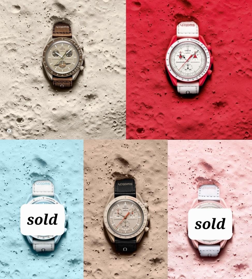 swatch x Omega moonswatch Mars, Men's Fashion, Watches & Accessories ...