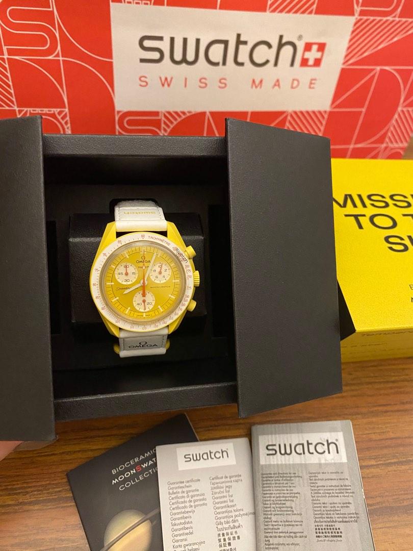 Swatch X Omega SUN, Luxury, Watches on Carousell