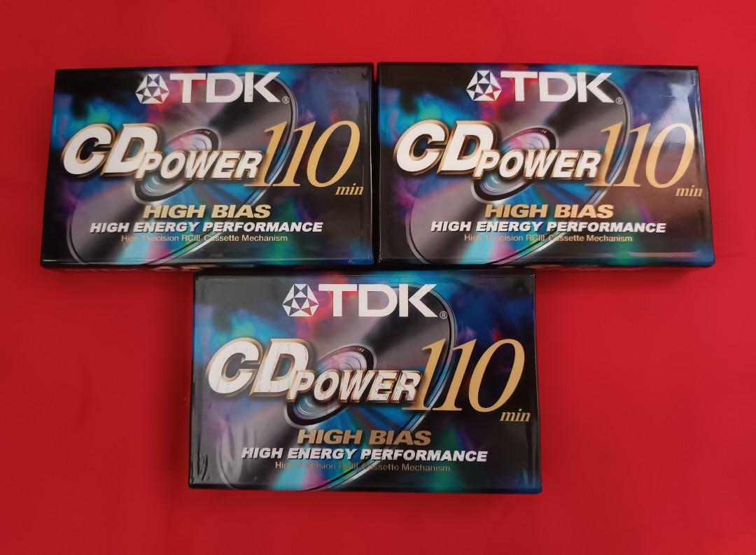 TDK CD Power 110 Blank Tapes, Hobbies & Toys, Music & Media, Music ...