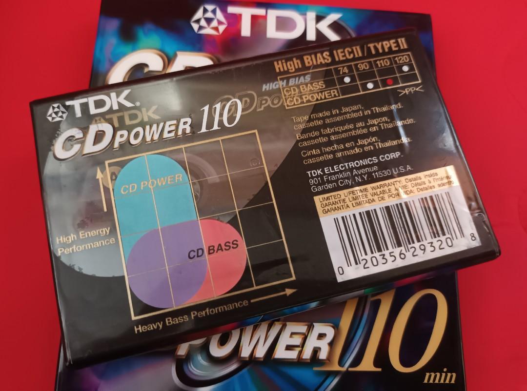 TDK CD Power 110 Blank Tapes, Hobbies & Toys, Music & Media, Music ...
