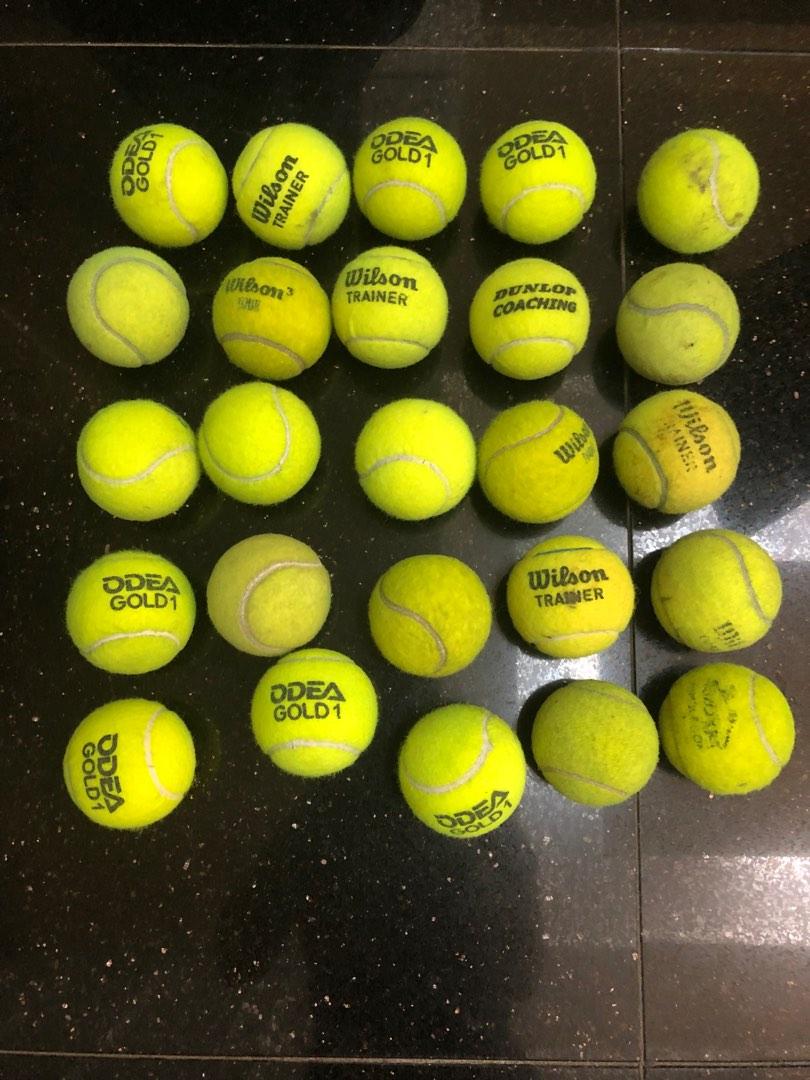 30 Tennis Balls, Sports Equipment, Sports & Games, Racket & Ball Sports ...
