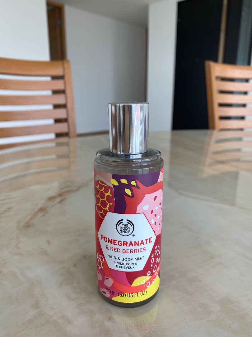 The Body Shop Pomegranate and Red Berries Hair and Body Mist 150mL ...