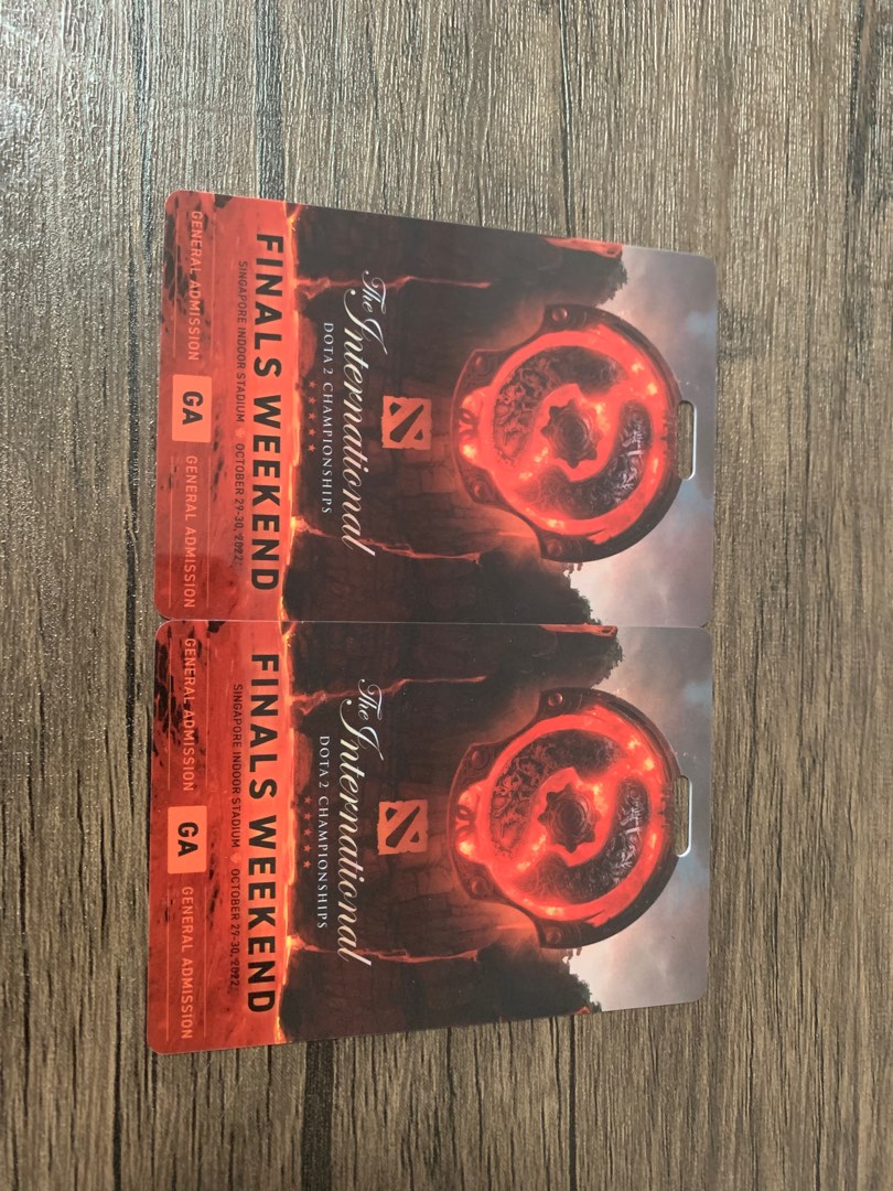 The International TI11 Final Ticket x2, Tickets & Vouchers, Event ...