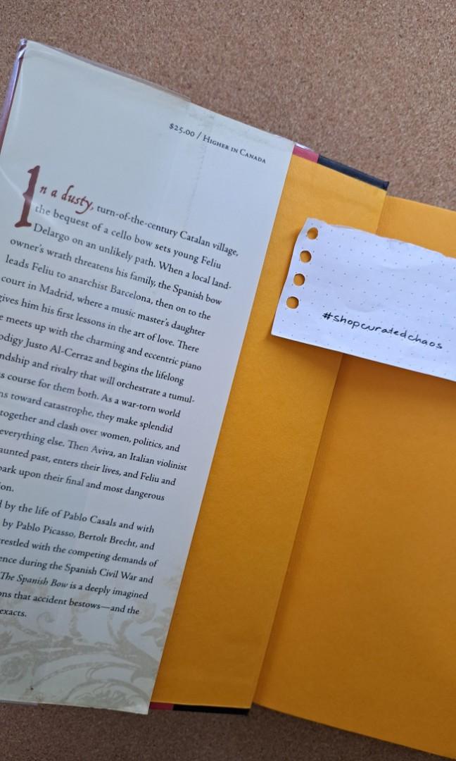 The Spanish Bow by Andromeda Romano-Lax, Hobbies & Toys, Books ...