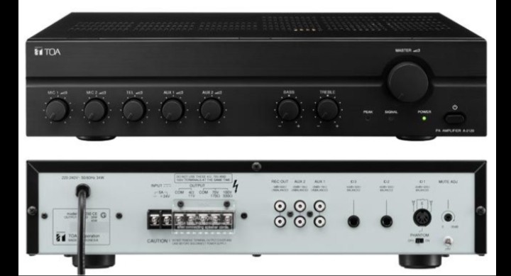 TOA Mixer Amplifier A-2240 240w, Audio, Soundbars, Speakers ...
