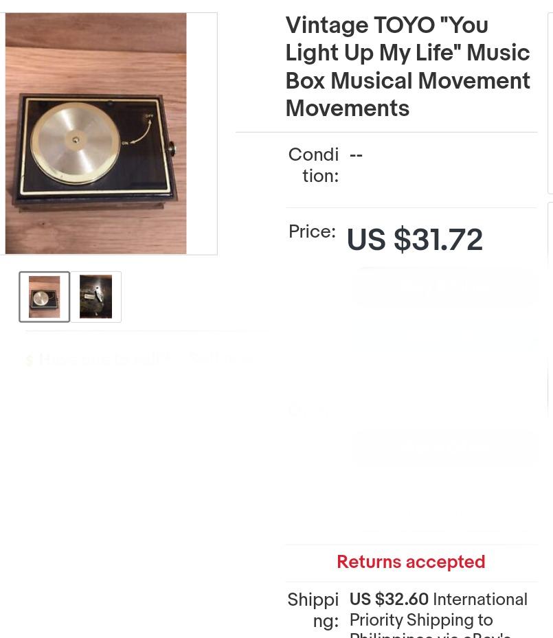 TOYO "Swan Lake" Music Box Musical Movements, Hobbies & Toys ...