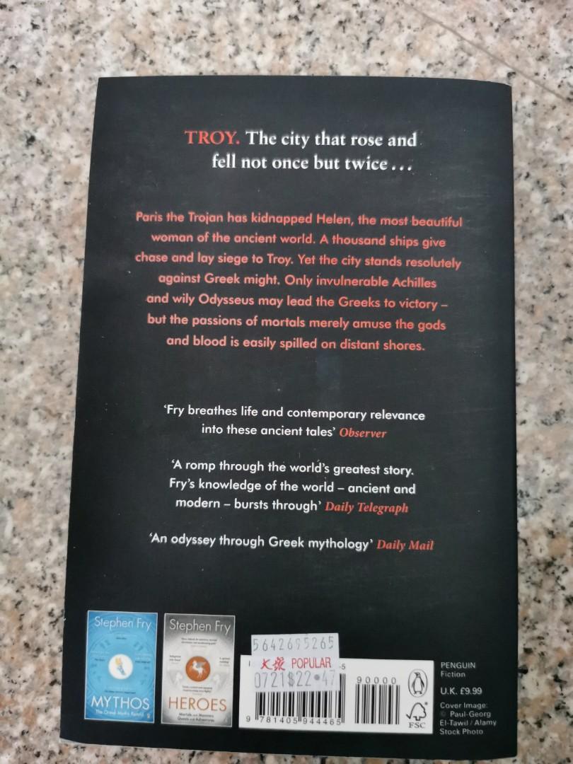 Troy Stephen fry, Hobbies & Toys, Books & Magazines, Fiction & Non ...