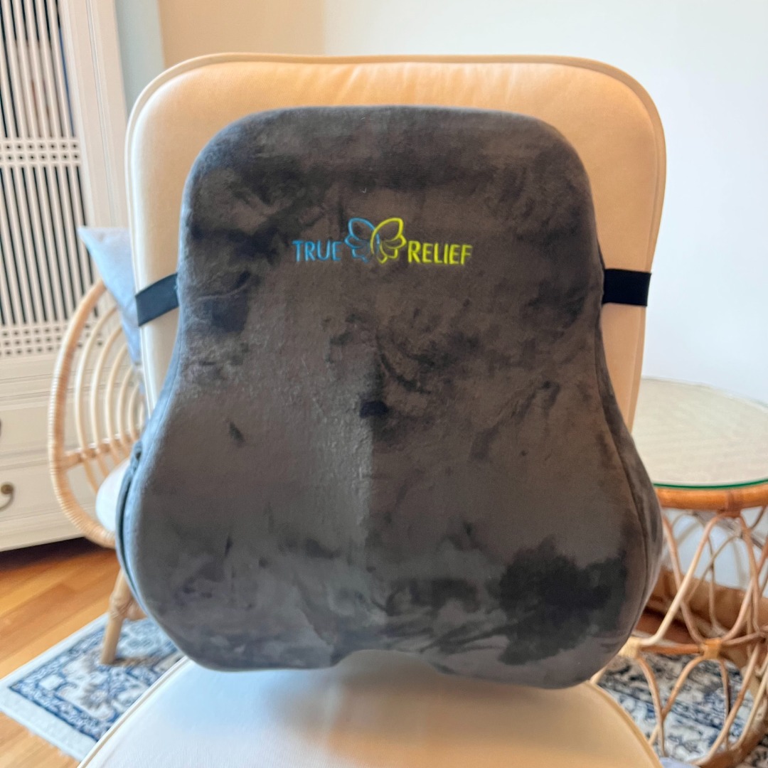 True Relief Memory Foam Back Support, Health & Nutrition, Braces ...