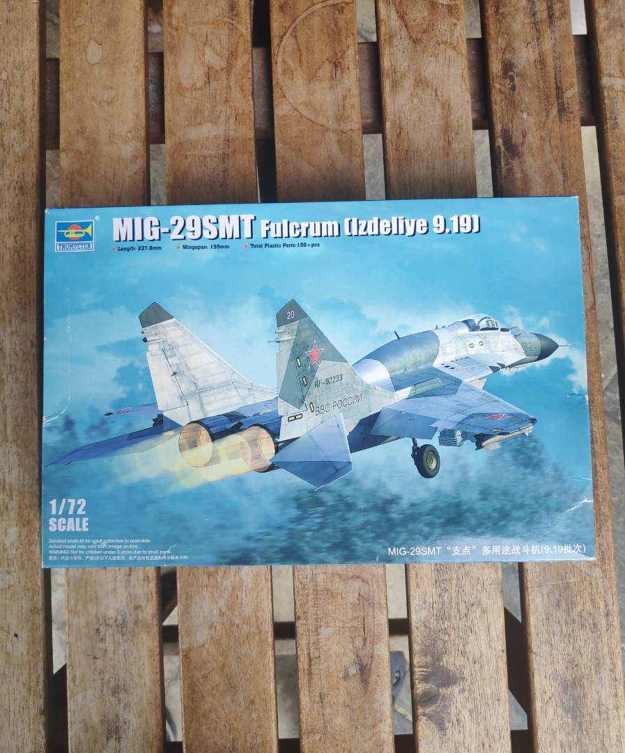 Trumpeter Aircraft Hobby Model Kits - MIG - 29SMT Fulcrum Clzdeliye 9. ...