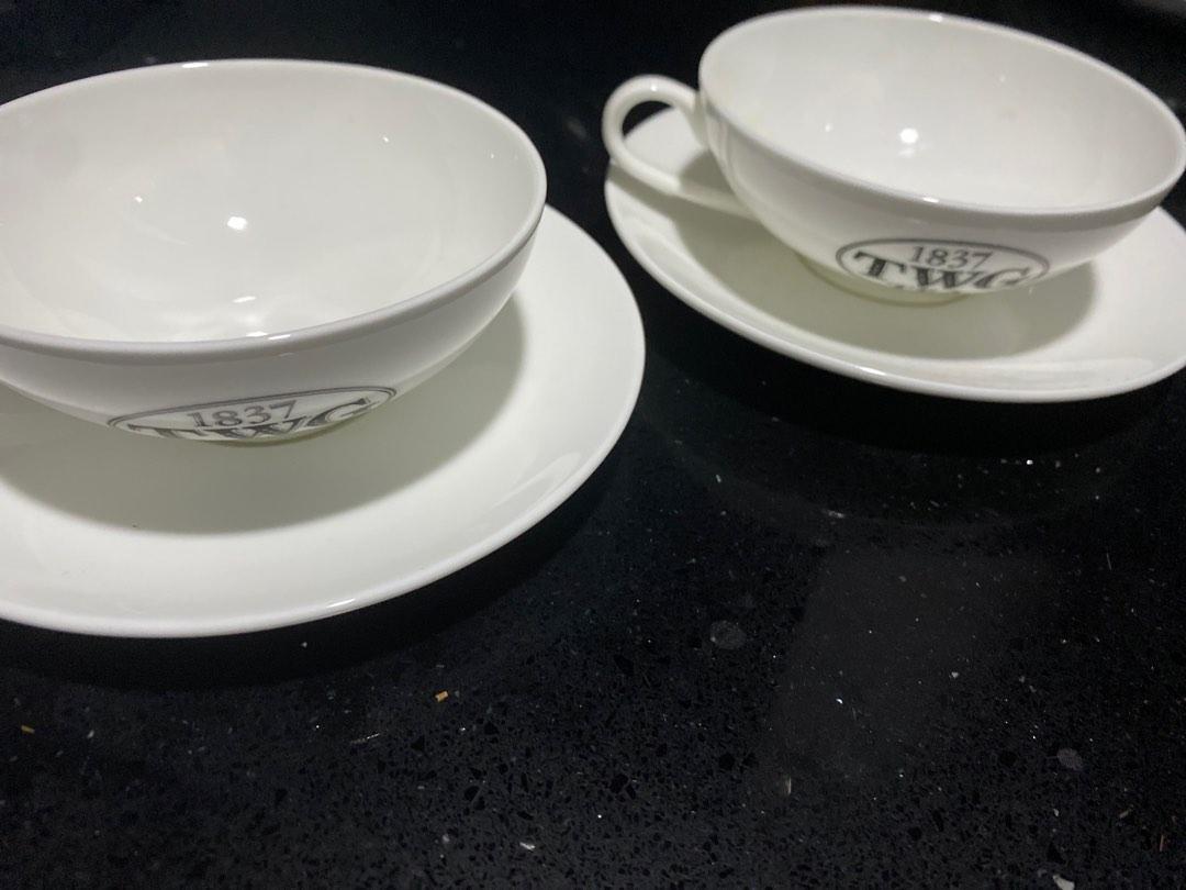 TWG afternoon tea cup and saucer set X2, Furniture & Home Living ...