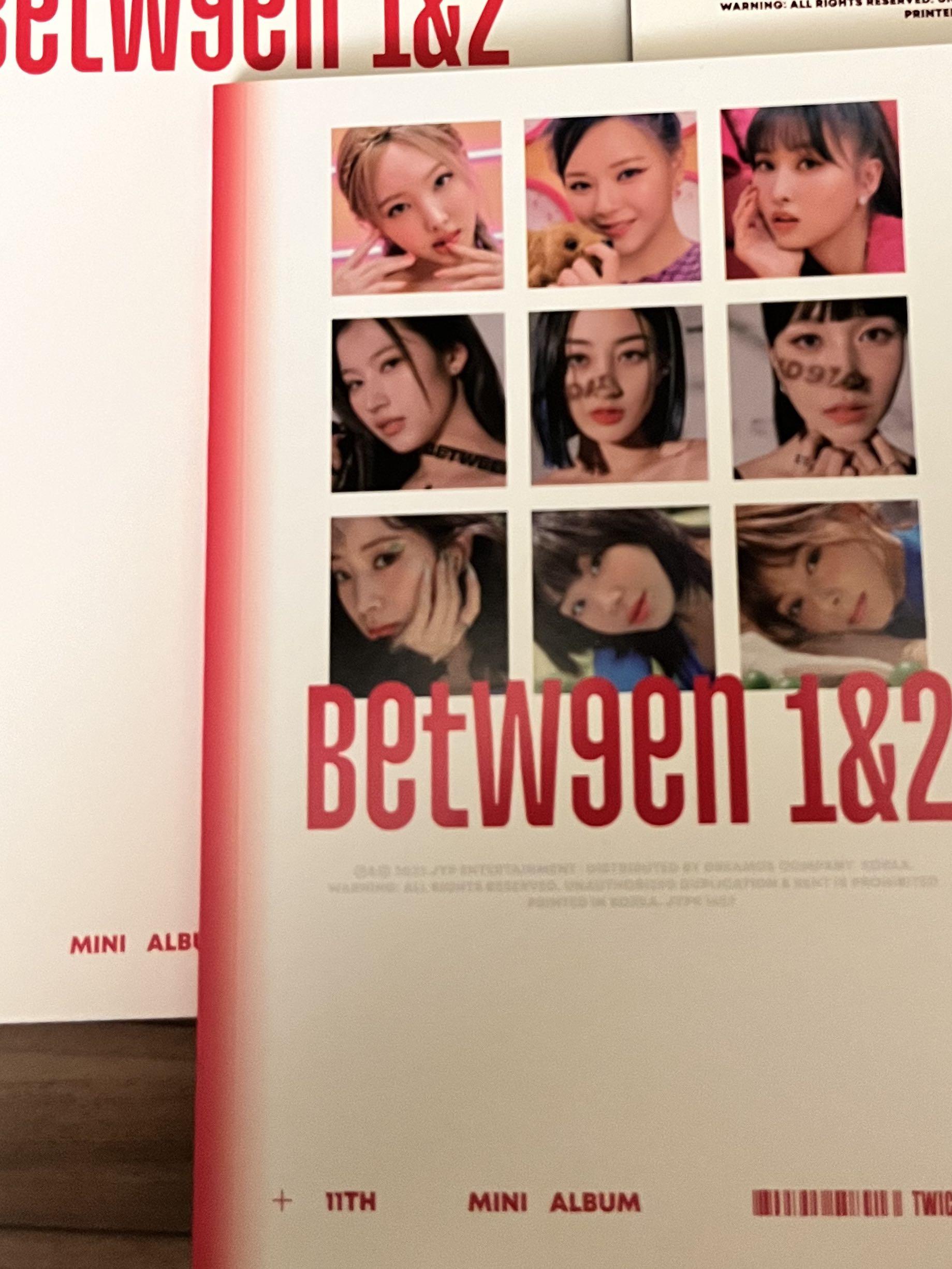 Twice Between 1&2 Album Complete Version, Hobbies & Toys, Memorabilia ...