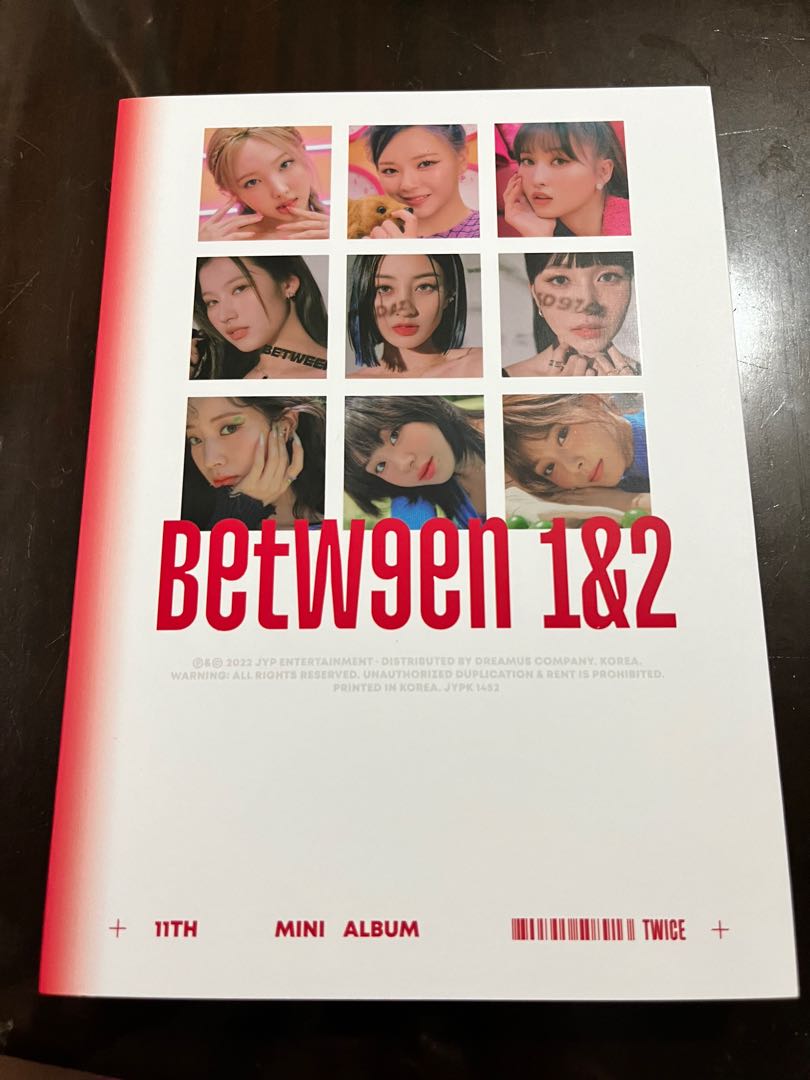 Twice Between 1&2 Album Complete Version, Hobbies & Toys, Memorabilia ...