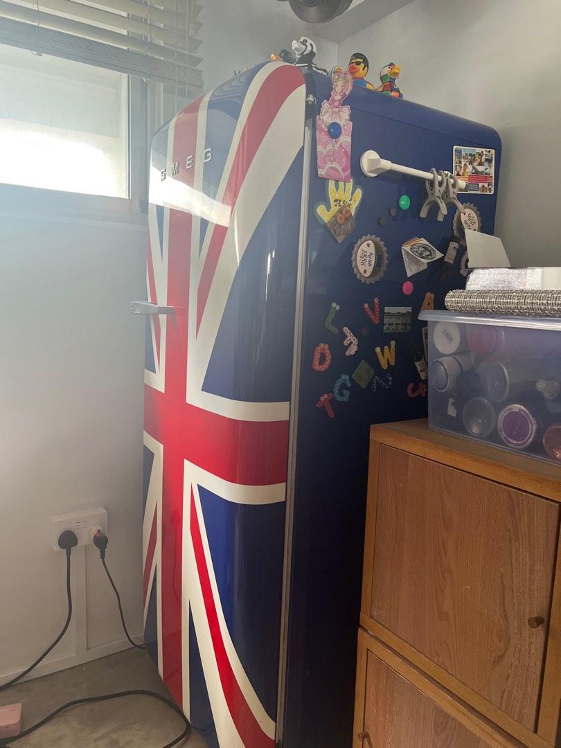 Union Jack SMEG fridge - Super rare, TV & Home Appliances, Kitchen ...