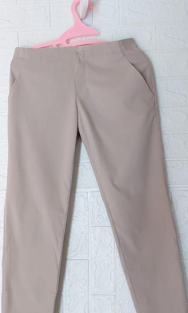 Uniqlo Pants coksu ankle, Fesyen Wanita, Pakaian Wanita, Bawahan di ...