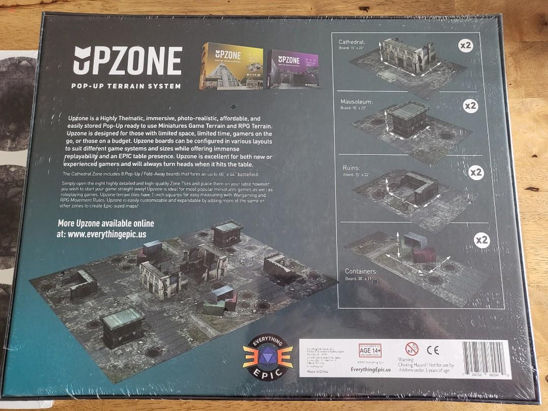 Upzone pop up terrain system for table top gaming - Cathedral Zone ...