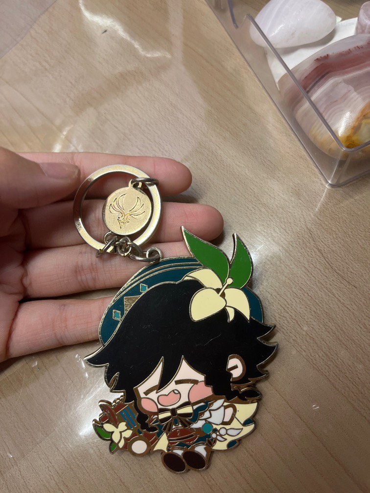 Venti Keychain official genshin impact, Hobbies & Toys, Memorabilia ...