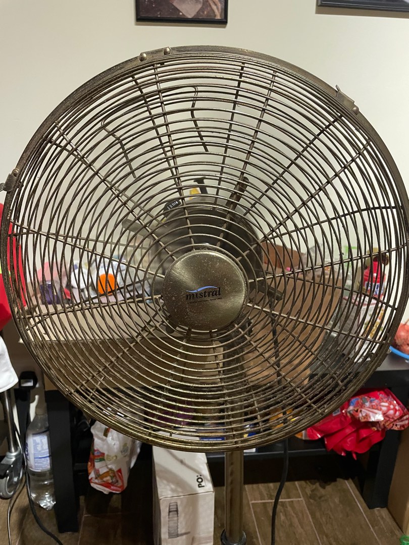Vintage looking fan. Mistral brand, Furniture & Home Living, Lighting ...