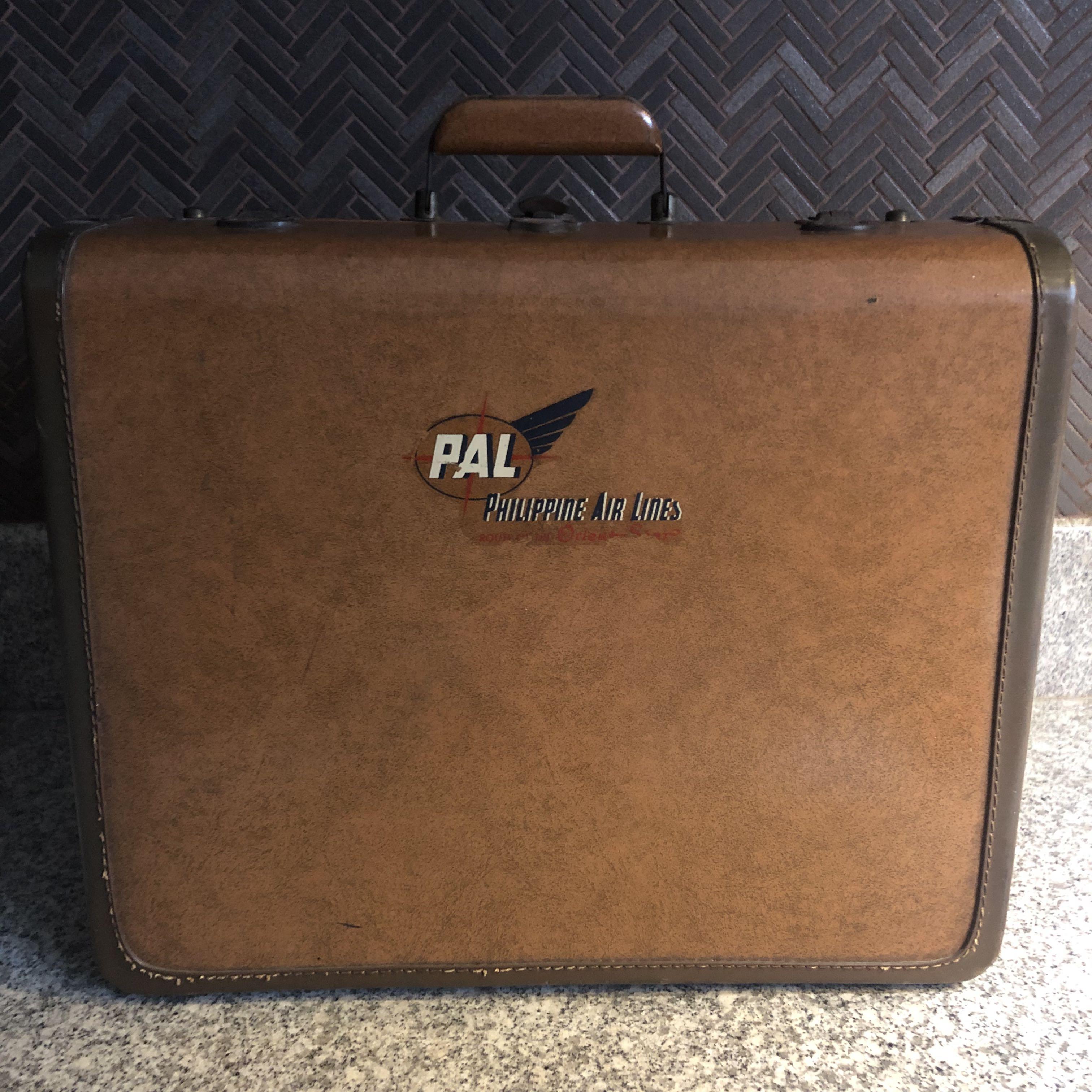 Vintage Rare Philippine Airlines PAL Luggage Bag, Hobbies & Toys ...