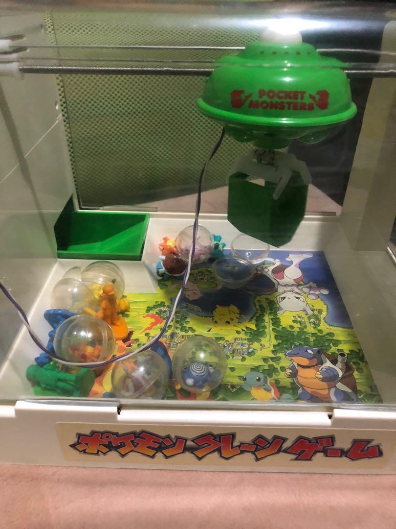 Vintage rare Pokemon gacha machine and crane machine bundle set ...