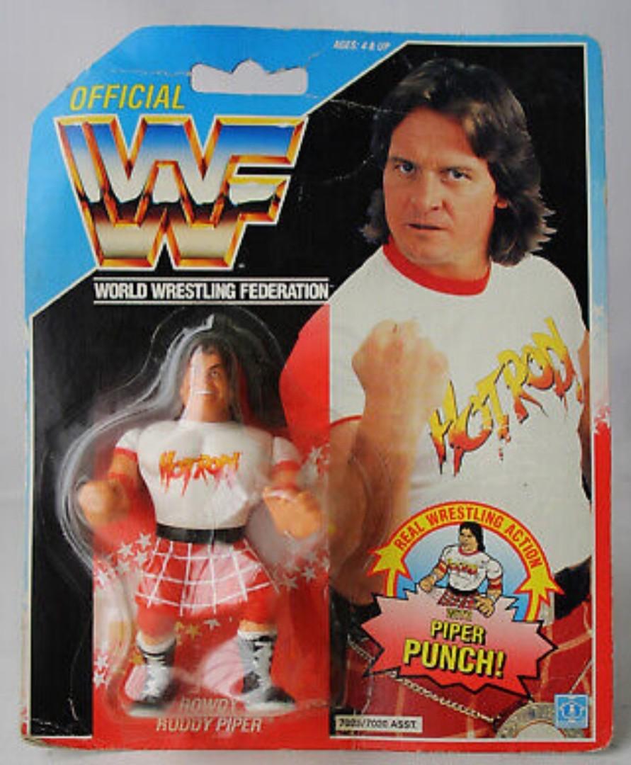 Vintage WWF Rowdy Roddy Piper Figure, Hobbies & Toys, Toys & Games on ...