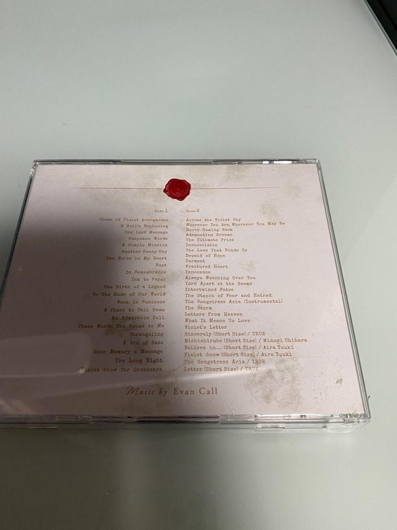 Violet Evergarden OST dvd, Hobbies & Toys, Music & Media, CDs & DVDs on Carousell