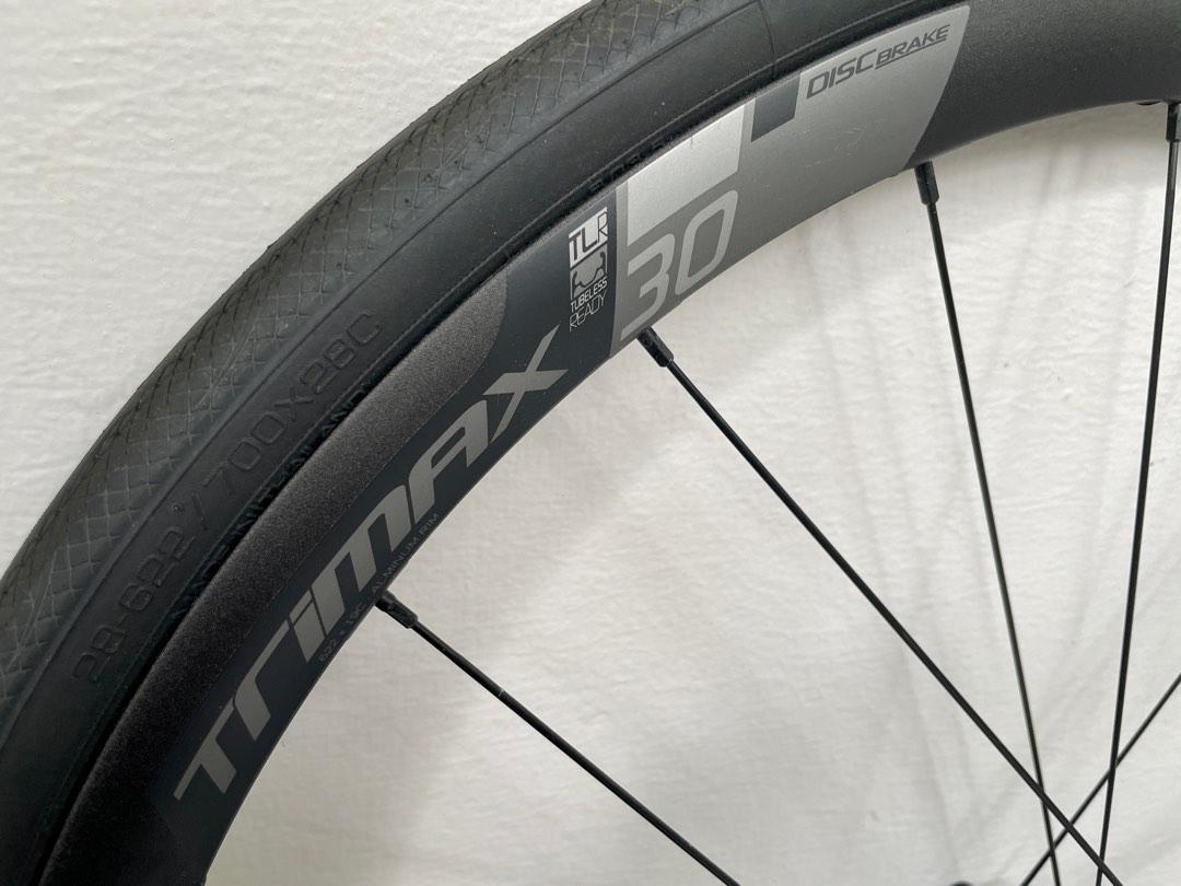 Vision TriMax 30 Centerlock Disc Alu Wheelset Clincher/Tubeless, Sports ...