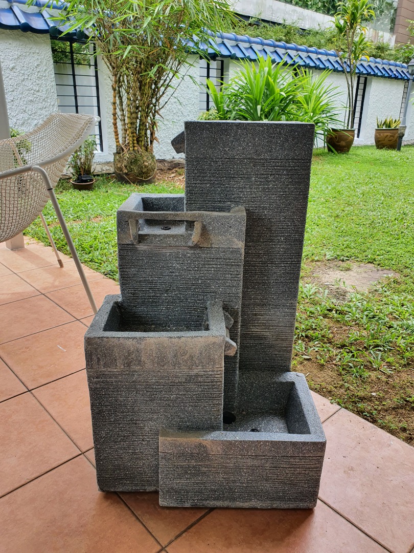 Water Fountain Floor Standing Size (Indoor/Outdoor), Furniture & Home ...