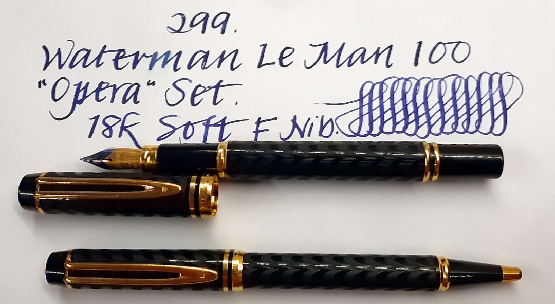 Waterman Man 100 Opera Fountain Pen Set, Hobbies & Toys, Memorabilia ...