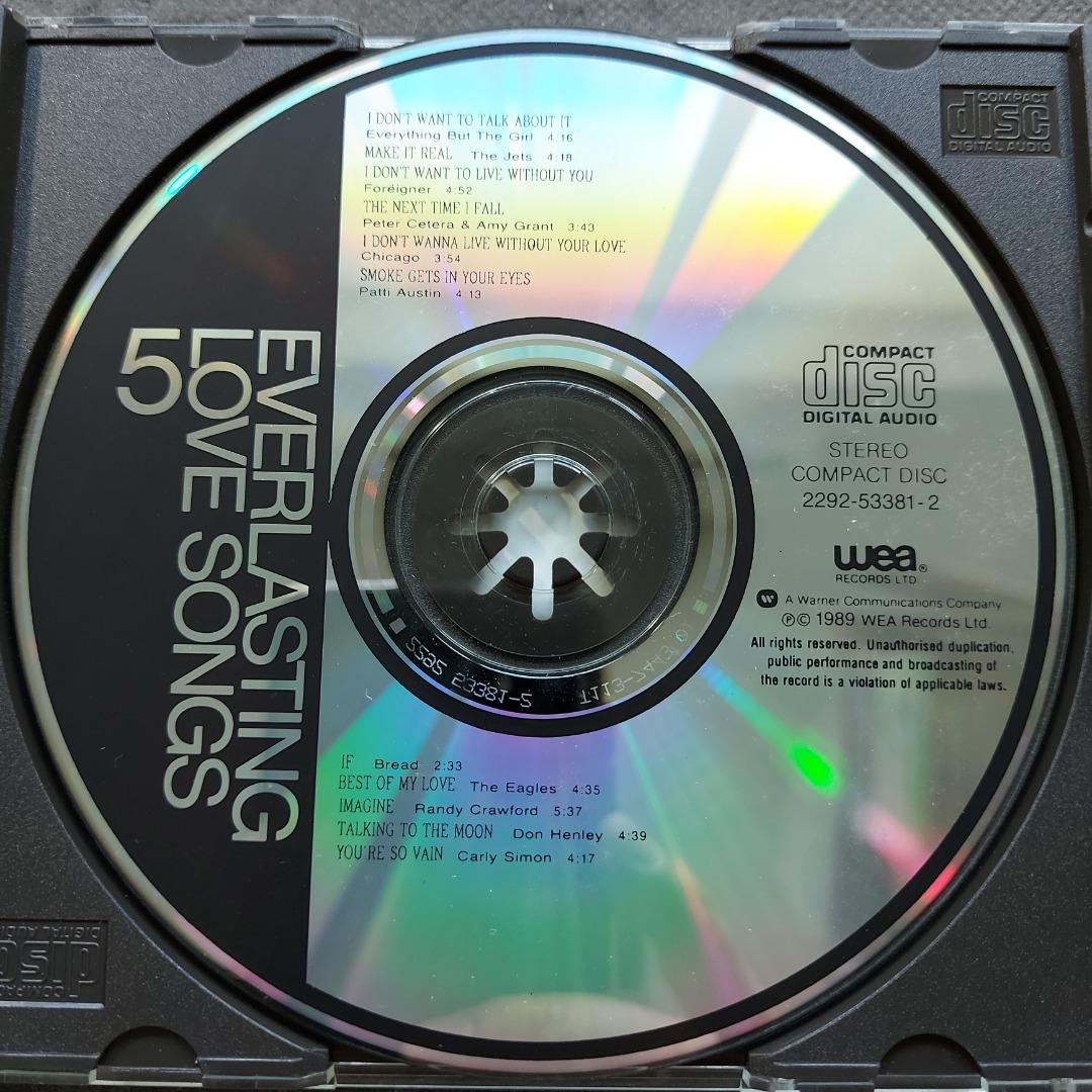wea．EVERLASTiNG LOVE SONGS 5 精選 CD (89年 T113-01 舊版; 無 ifpi) Bread - iF ...