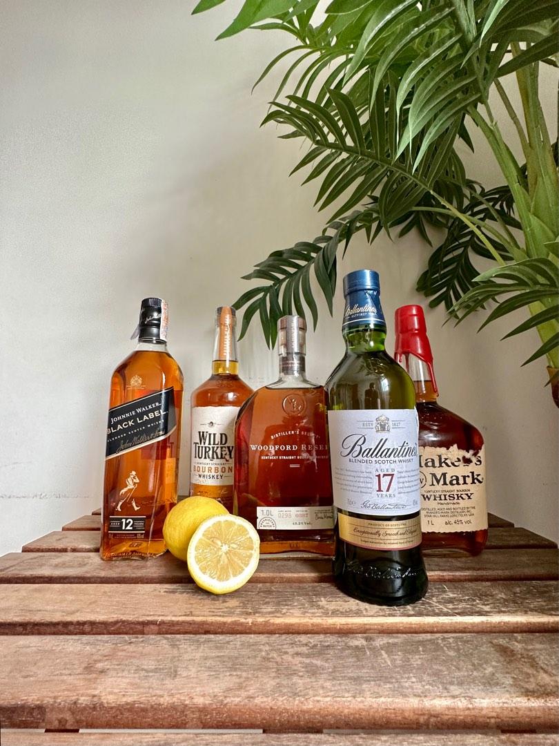 Wild Turkey Straight Bourbon Whiskey - 1L, Food & Drinks, Alcoholic ...