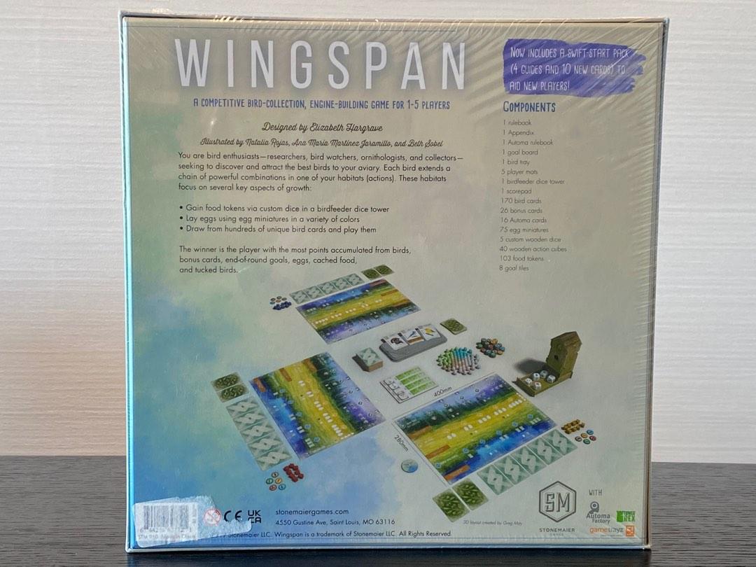 Wingspan with Swift Start pack (new, English version), 興趣及遊戲, 玩具 & 遊戲類 - Carousell