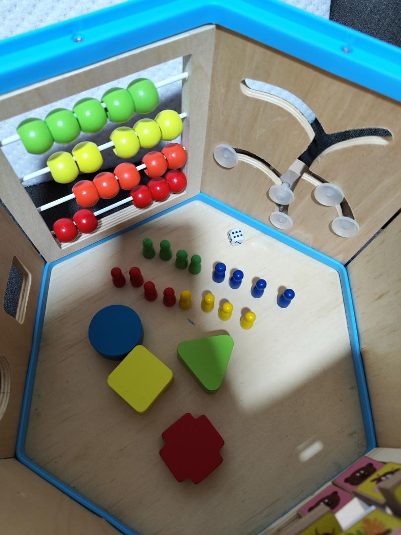 Wooden Activity Cube, Multi sensory, Activity centre, Babies & Kids ...