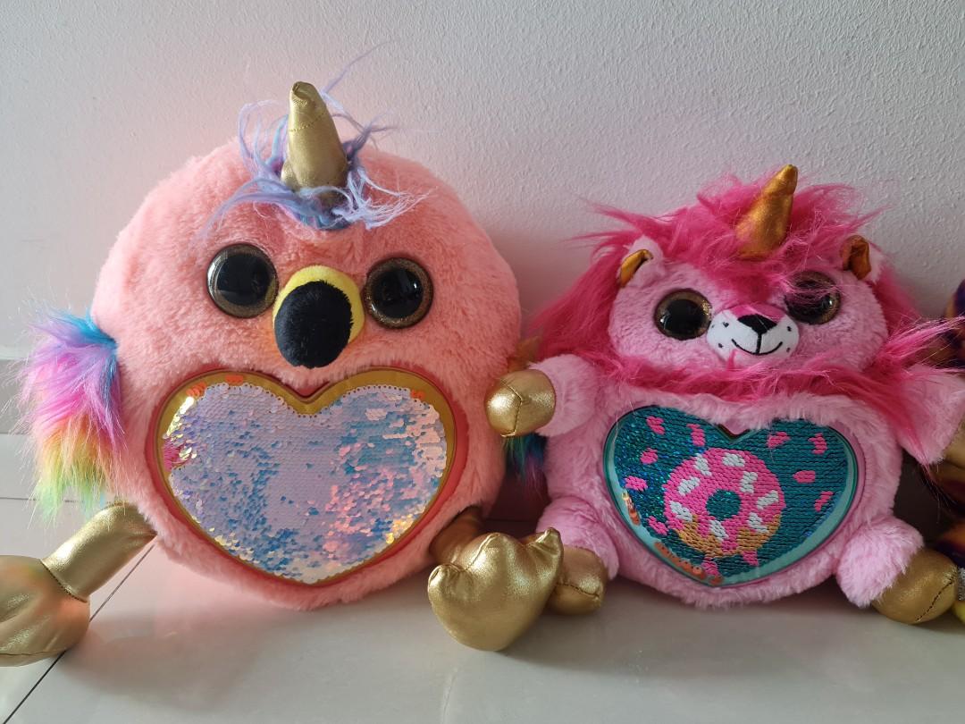 Zuru Rainbowcorn stuffed toy plushie (large and medium), Hobbies & Toys ...