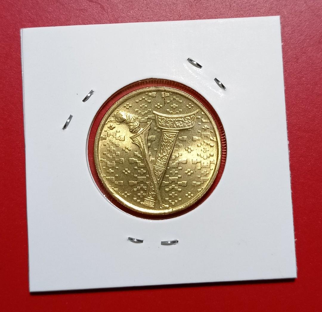 1pc RM1 1994 Semi Keydate Lustre Coin With Double Die Error #94 ...