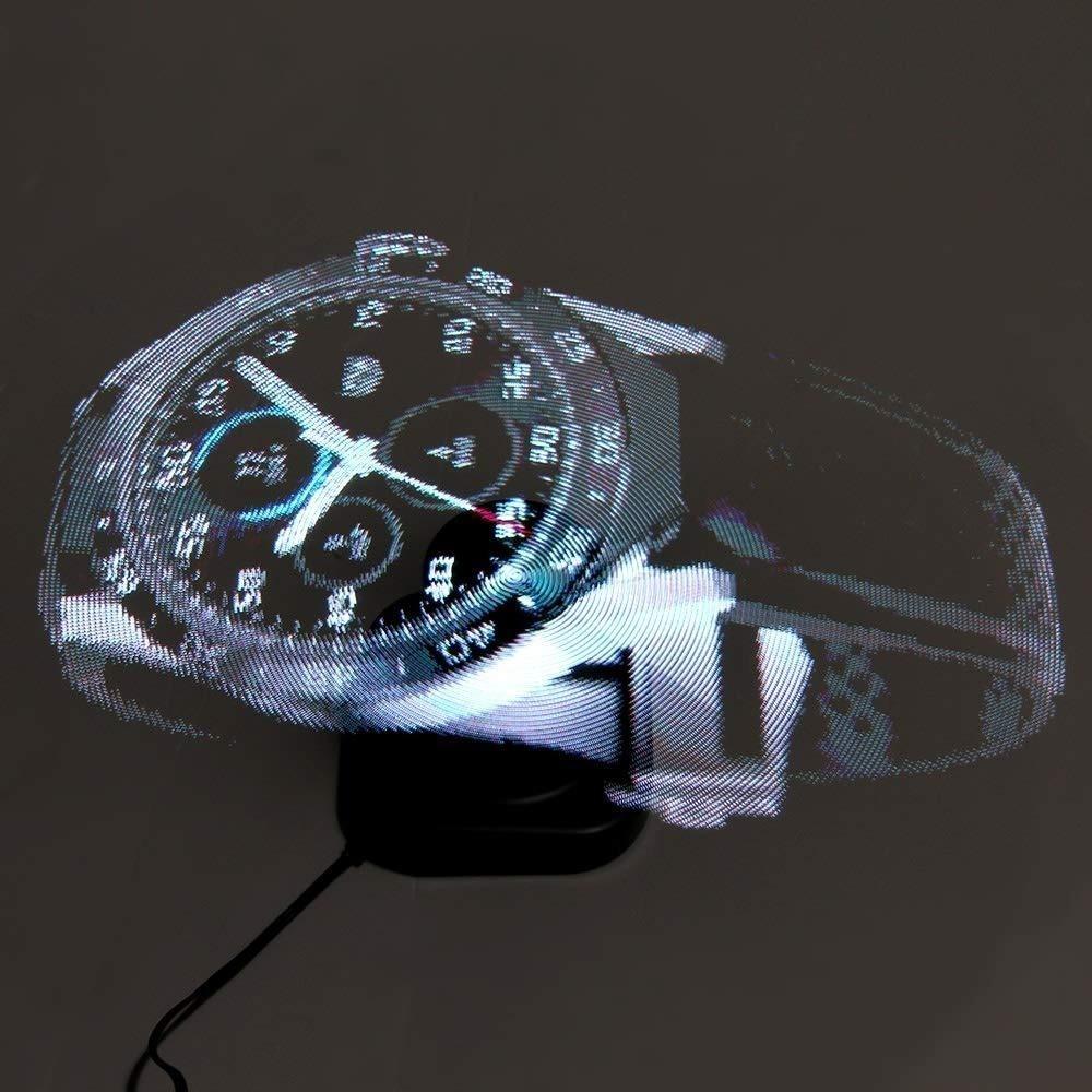 [2302] 3D Hologram AD LED Fan SHANG TONG 100-240V Utorch FY3D Z1 ...