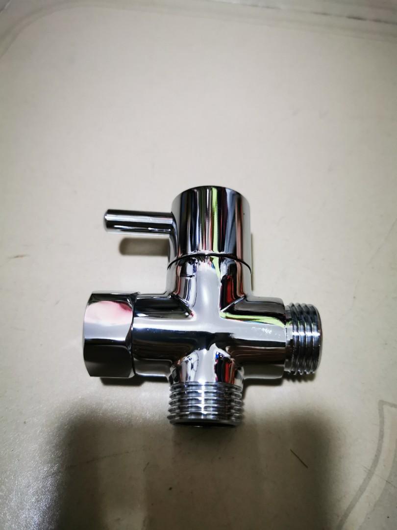 3 way pipe valve tap, Furniture & Home Living, Bathroom & Kitchen ...