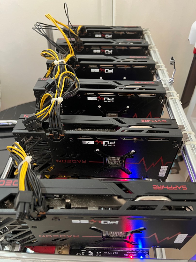 6600xt mining rig, Computers & Tech, Desktops on Carousell