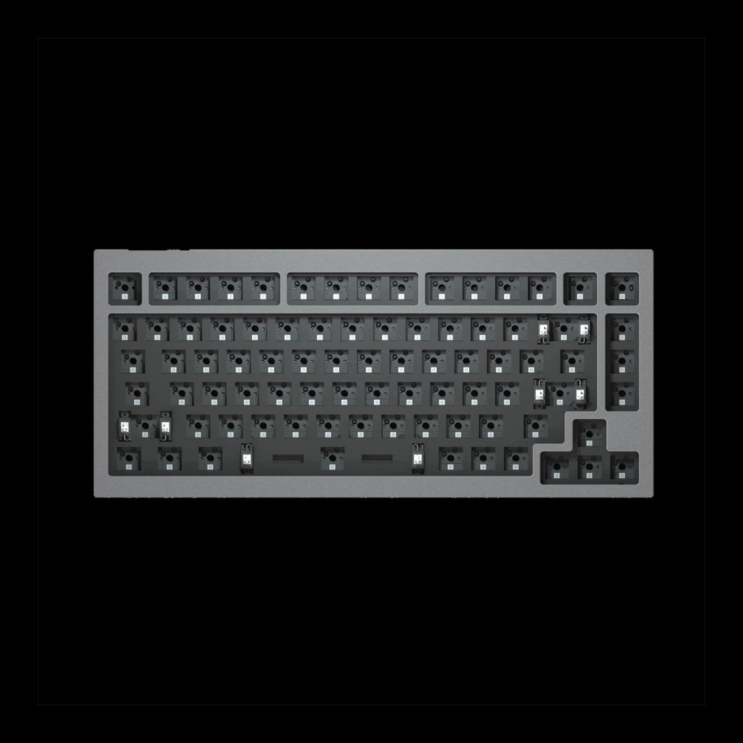 [ Promo 10.10 ] Keychron Q1 Barebones - Silver Grey / Navy Blue ...