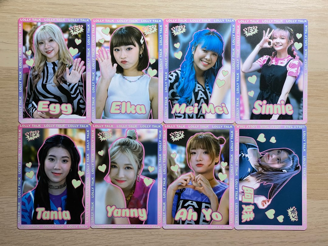 [展品] Yes card 87期 夜光卡 Lolly Talk 香港明星 人氣女團 ViuTV, 興趣及遊戲, 收藏品及紀念品, 明星周邊 - Carousell
