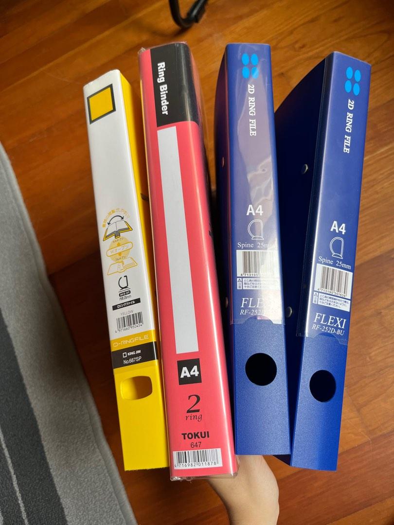 A4 ring binders, Hobbies & Toys, Stationery & Craft, Stationery ...