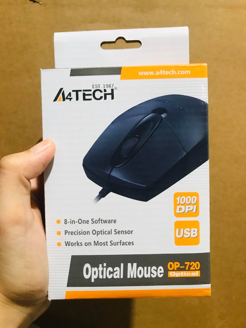 A4Tech OP-720 3D Optical Mouse Black USB, Computers & Tech, Parts & Accessories, Mouse ...