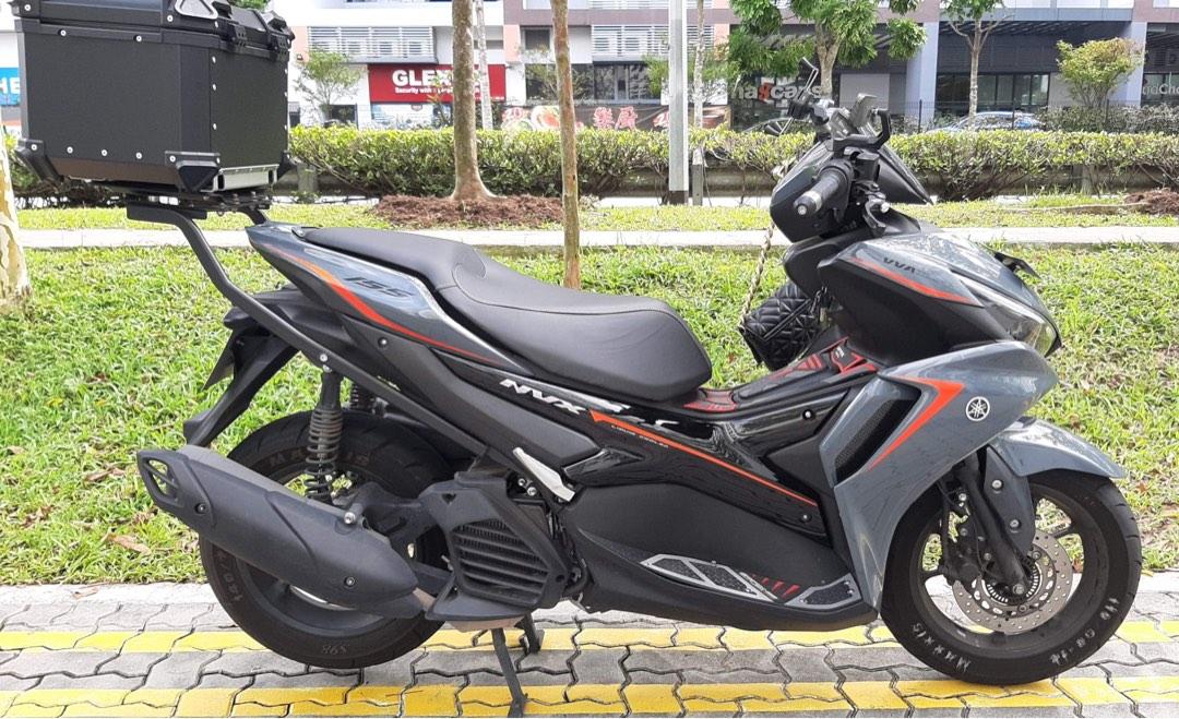 AEROX V2 COVERSET NARDO GREY, Motorcycles, Motorcycle Accessories on ...