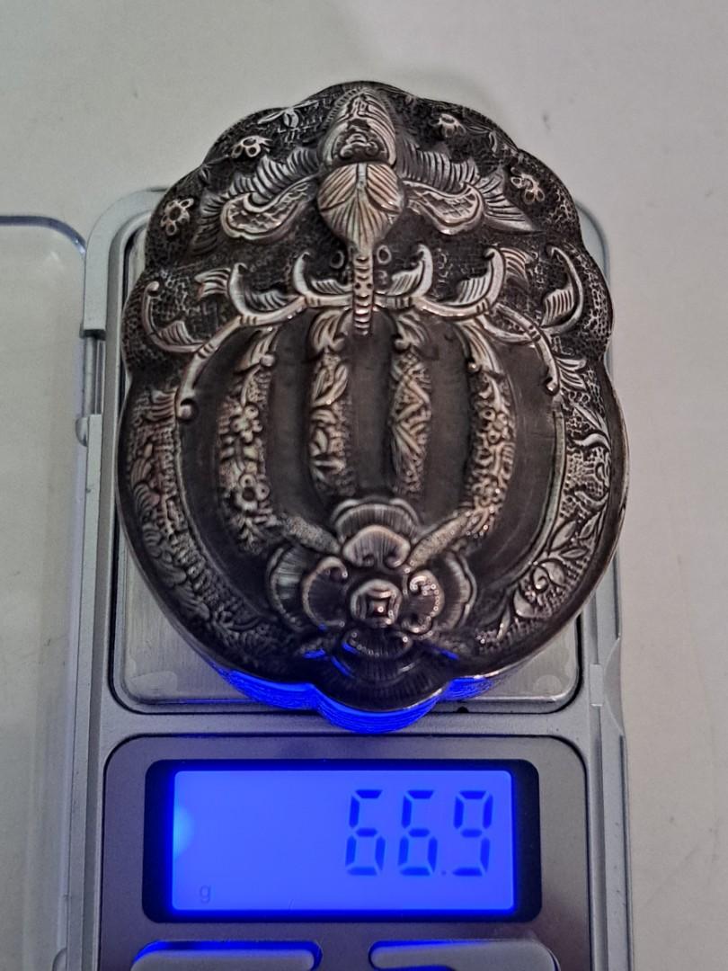 Antique Chinese Peranakan Silver Sireh Box, Hobbies & Toys, Memorabilia ...