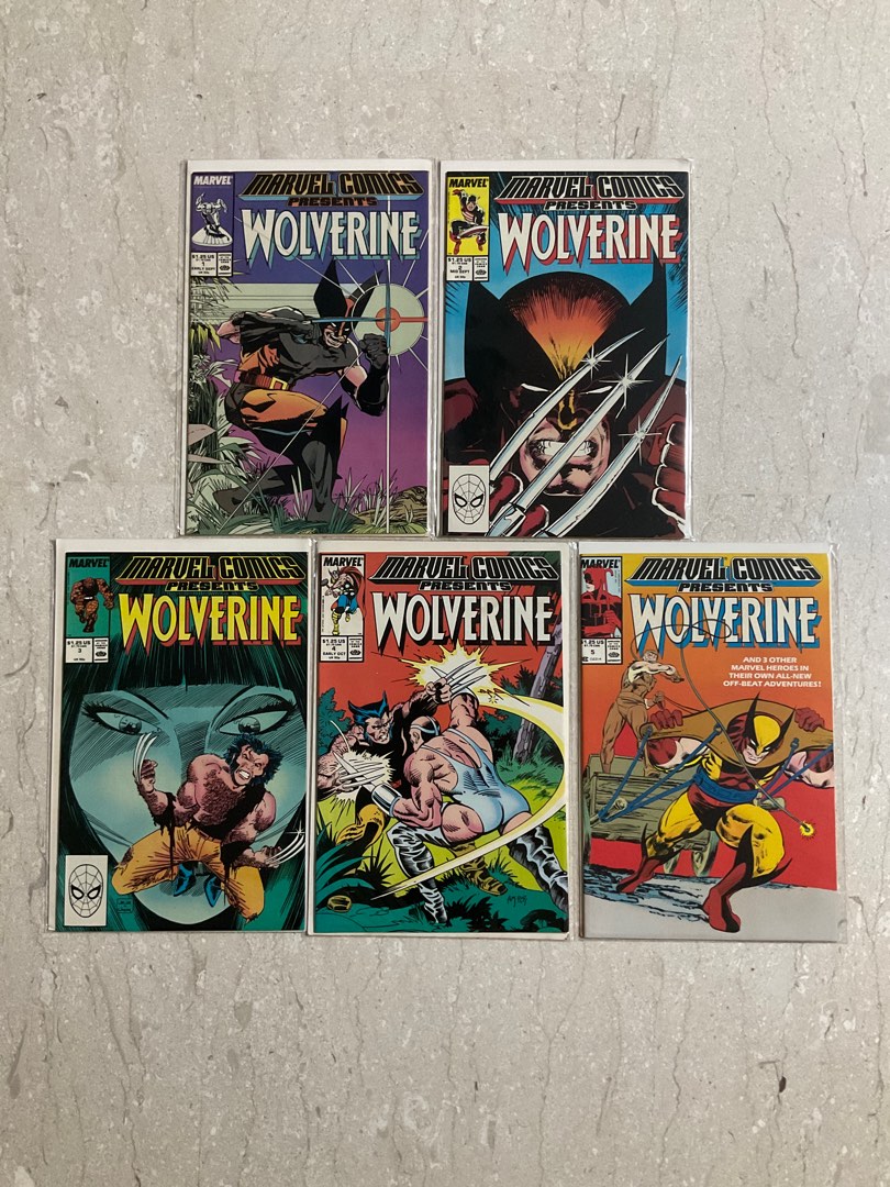 Assorted Marvel Wolverine Vintage Comics, Hobbies & Toys, Books ...