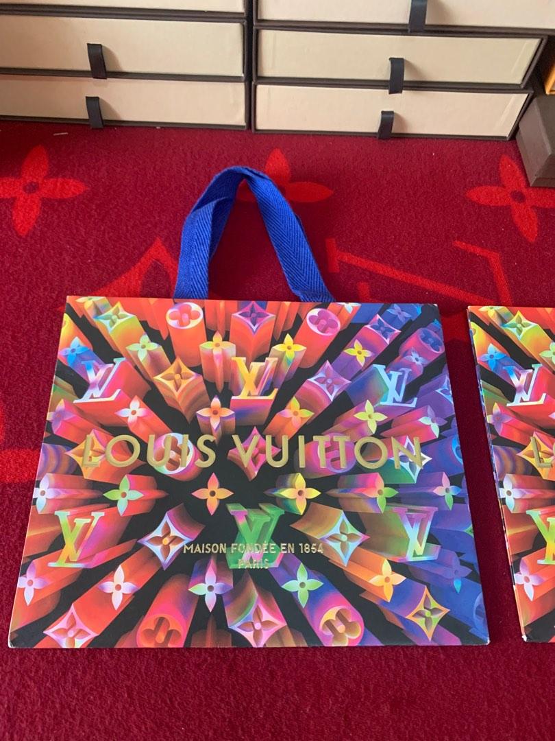 Authentic limited edition lv paper bag, Luxury, Bags & Wallets on Carousell