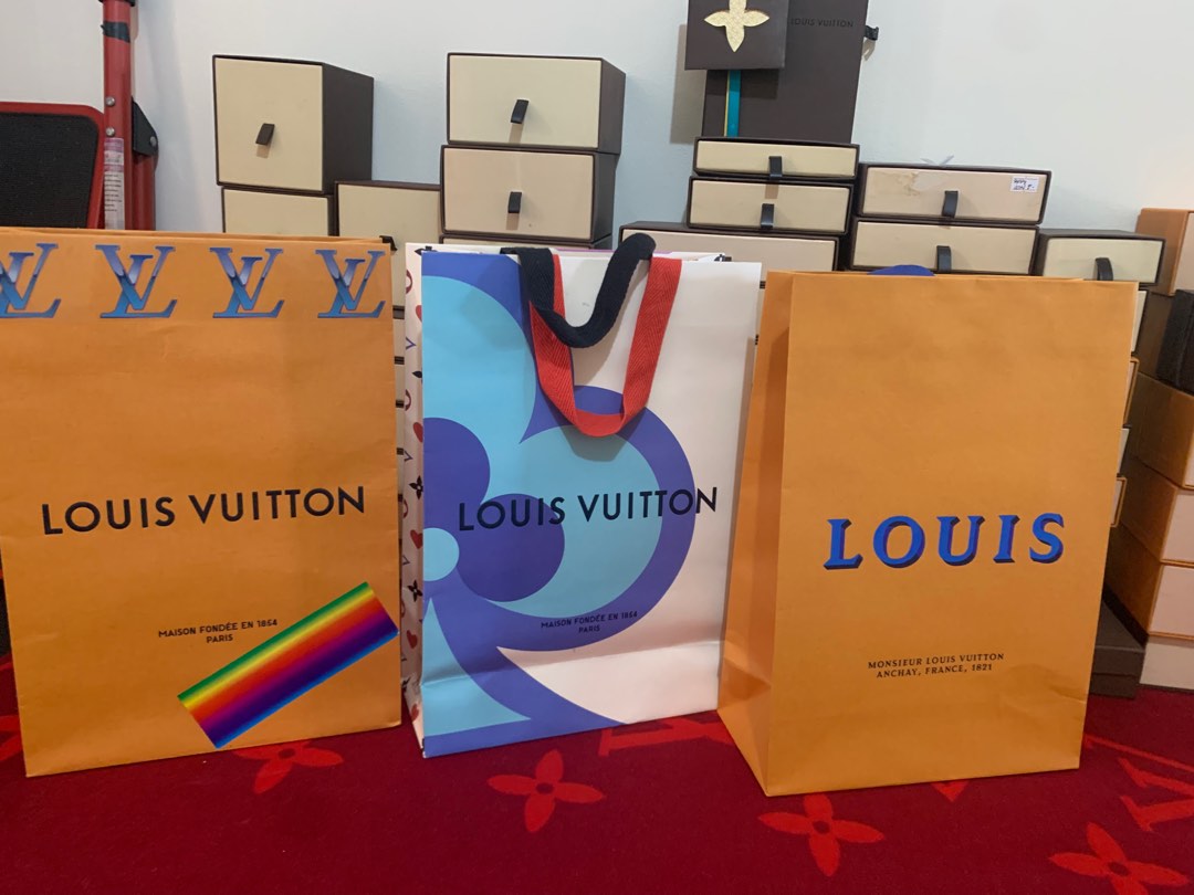 Authentic lv paper bag, Luxury, Bags & Wallets on Carousell