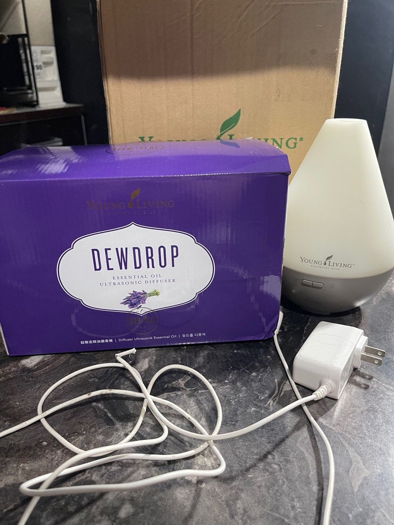 Authentic young living diffuser dew drop, Furniture & Home Living, Home Fragrance on Carousell
