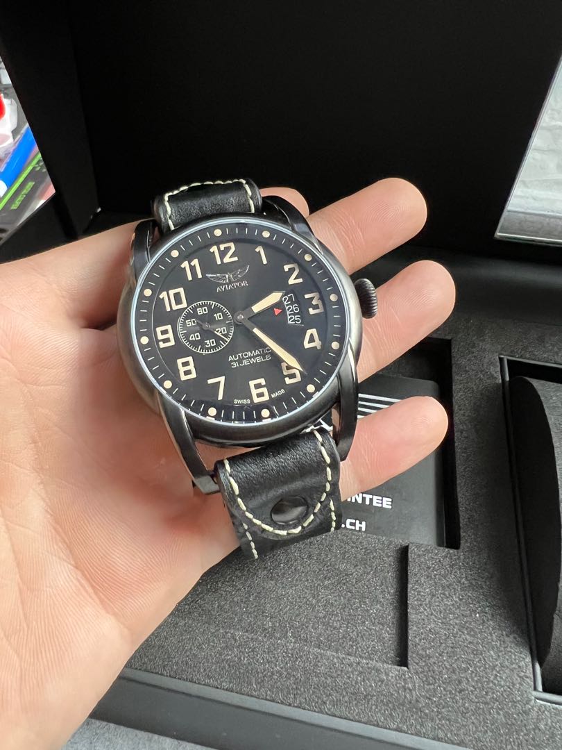 Aviator Swiss Made Automatic limited edition 300 Piece only, Men's ...